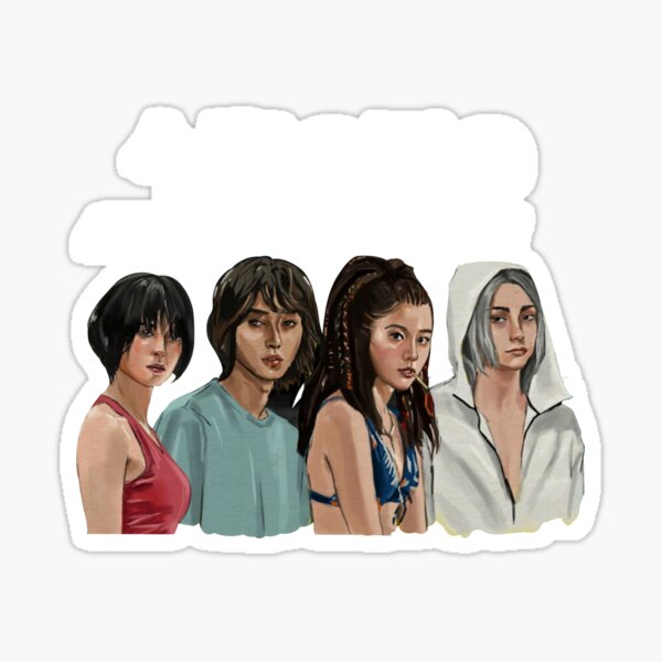 Pegatina «Alice In Borderland Usagi Arisu Kuina Chishiya Alice In ...