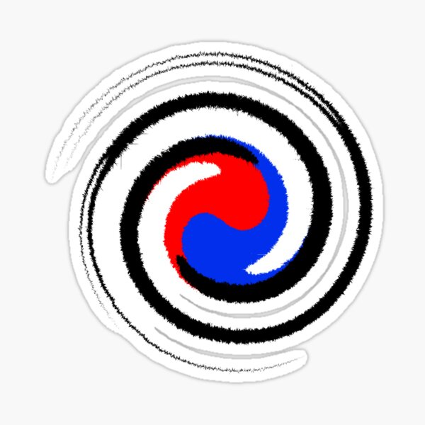 "Korean Taegeukgi national flag" Sticker by yoomyngsang | Redbubble