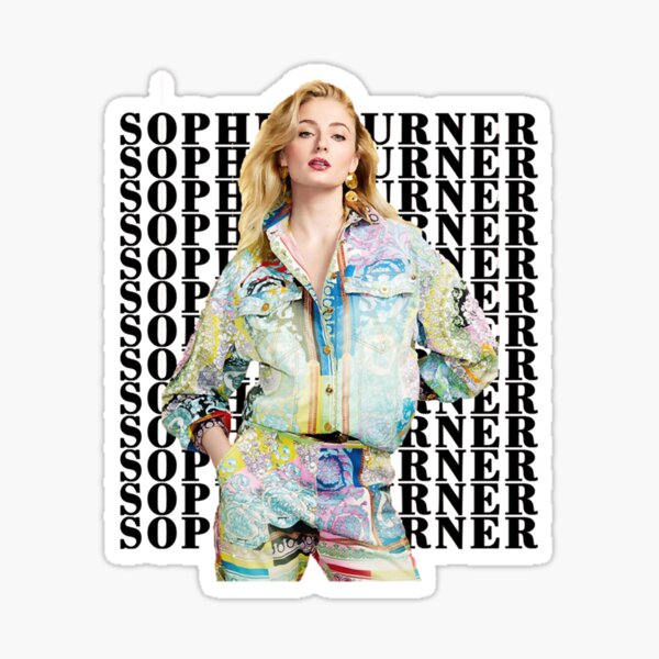 "Sophie Turner art" Sticker by cgrierhirsh | Redbubble