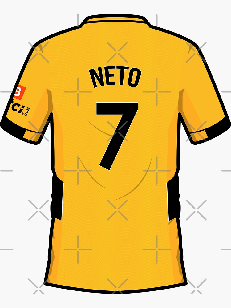 "PEDRO NETO 7 Home Shirt Jersey Squad 2021 - 2022" Sticker by MatchDaze ...