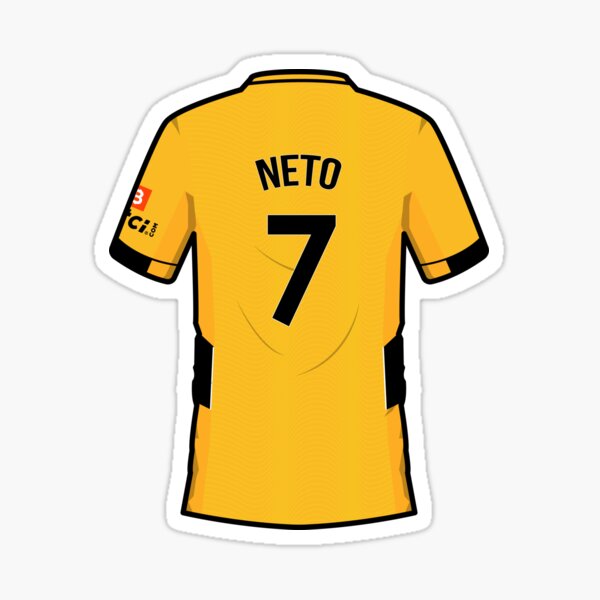 "PEDRO NETO 7 Home Shirt Jersey Squad 2021 - 2022" Sticker by MatchDaze ...