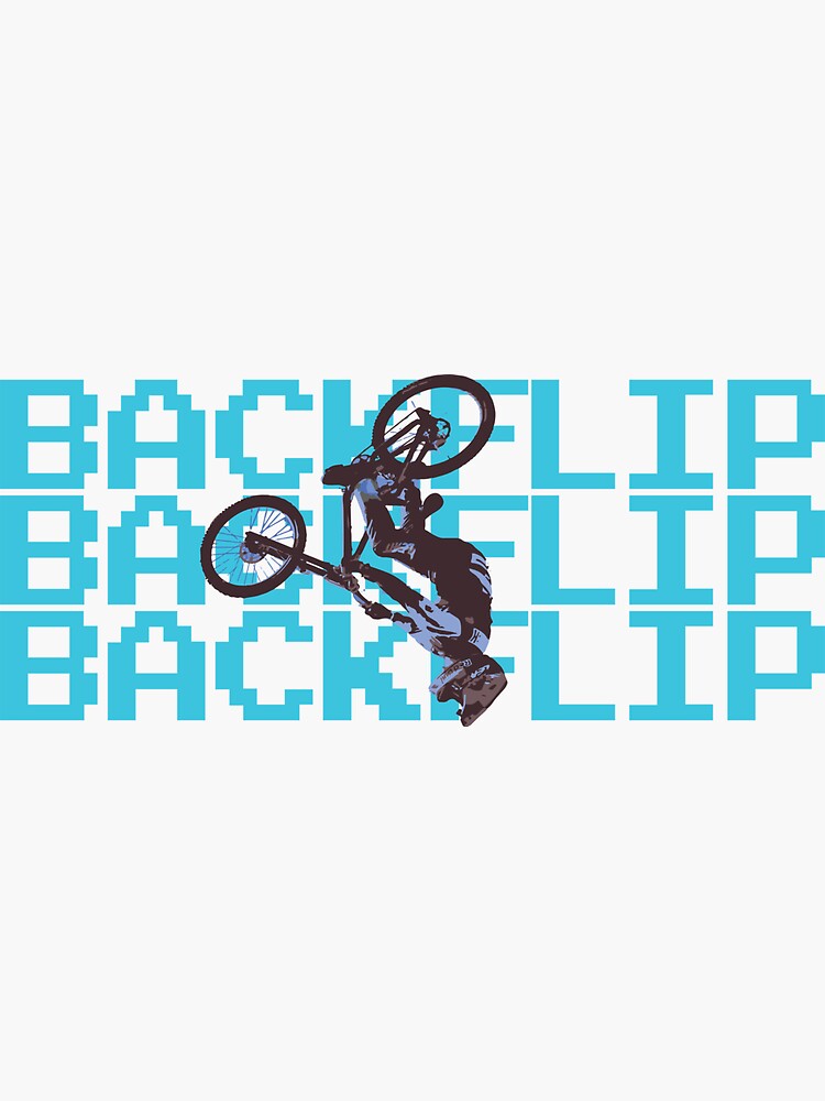"Backflip Back flip Front Flip DH Enduro Mtb Downhill Bike illustration ...
