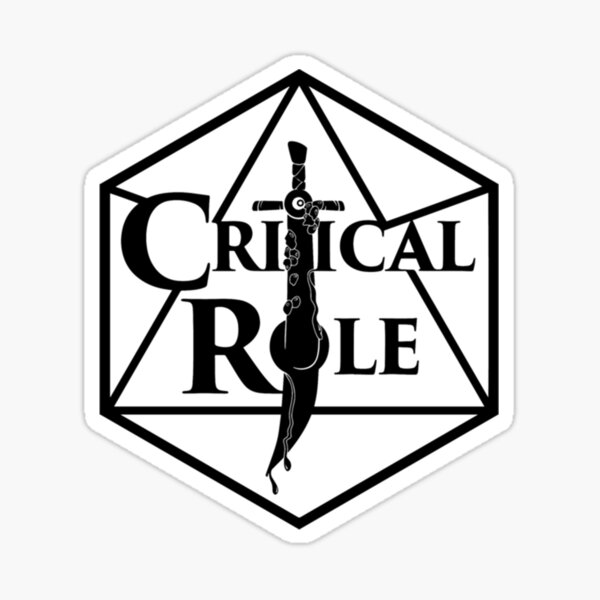 Pegatina «Logotipo de la temporada 2 de Critical Role Camiseta esencial ...