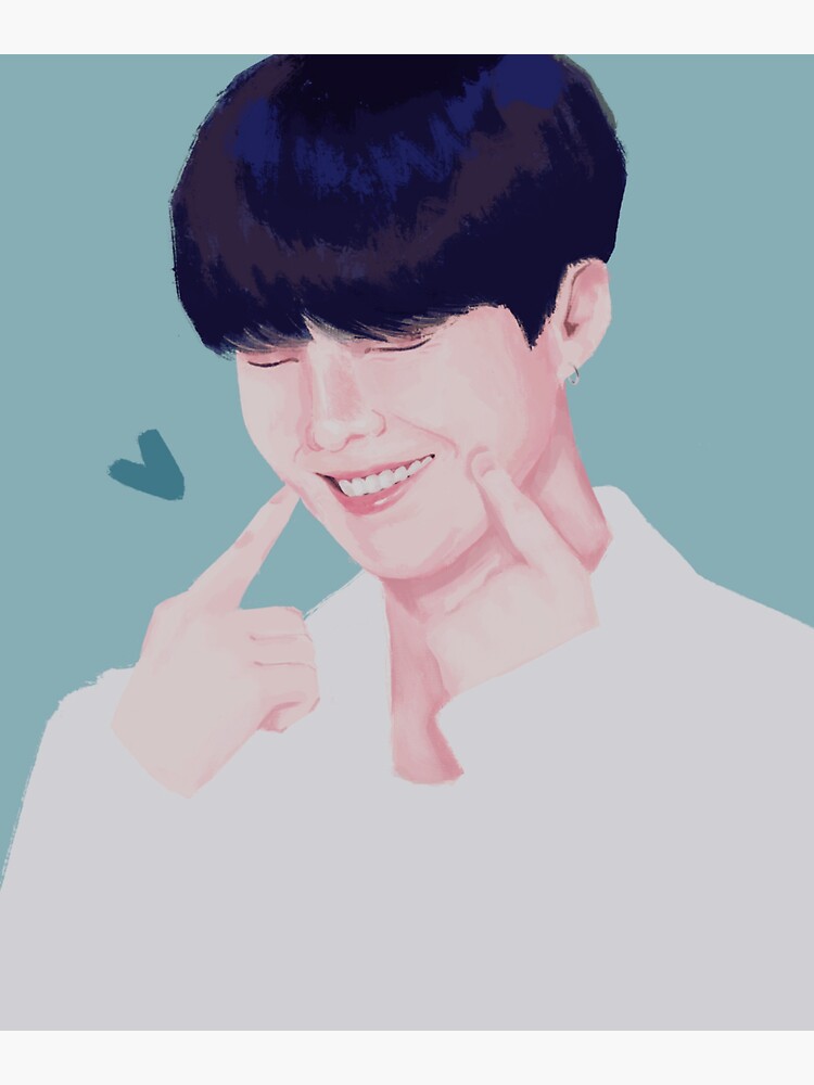 "Min Yoongi" Sticker by IsharaRoux | Redbubble