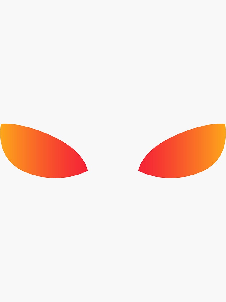 "Ninja Eyes" Sticker for Sale by DzYugo | Redbubble