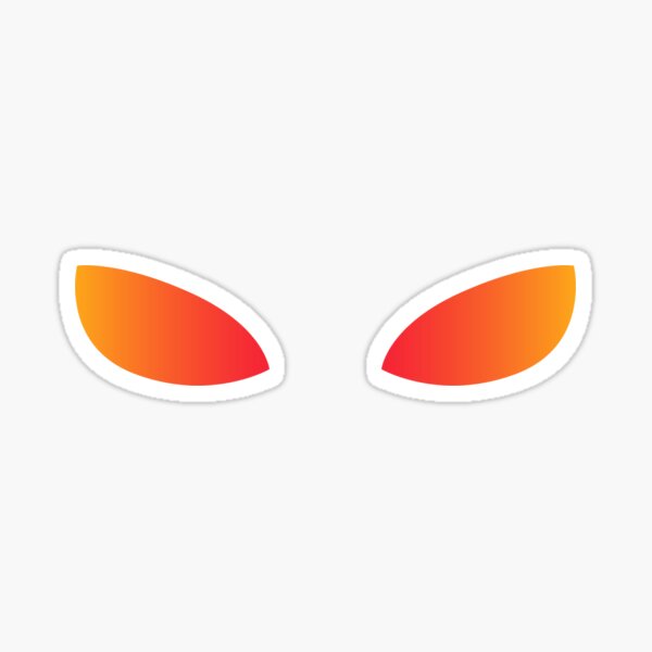 "Ninja Eyes" Sticker for Sale by DzYugo | Redbubble