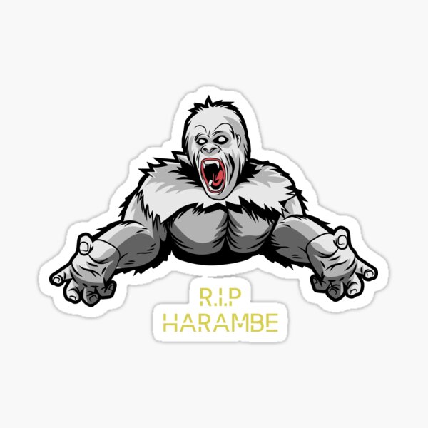 "barstool harambe" Sticker by ShopClic | Redbubble