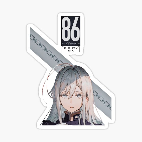 "86 Eighty Six" Sticker by buginuk22 | Redbubble