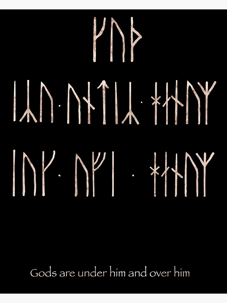 "Runic Magical Inscription, Kvinneby Amulet, Norse Futhark Runes ...