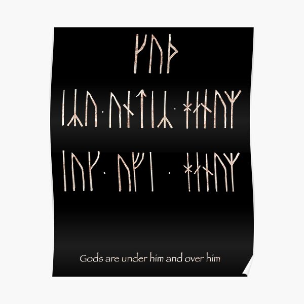 "Runic Magical Inscription, Kvinneby Amulet, Norse Futhark Runes ...