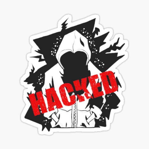 "Hacker Cyber Attack Design Art" Sticker by sanjuemart | Redbubble