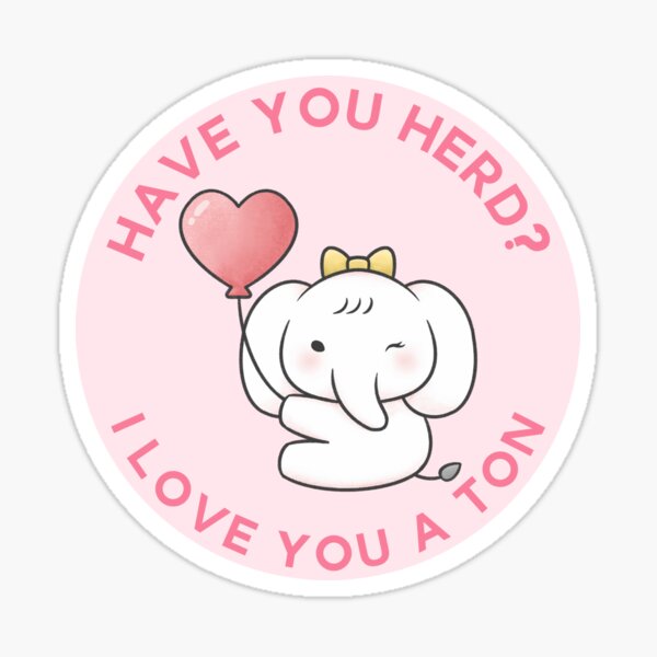"Have You Herd? " Sticker by KGoPrintables | Redbubble