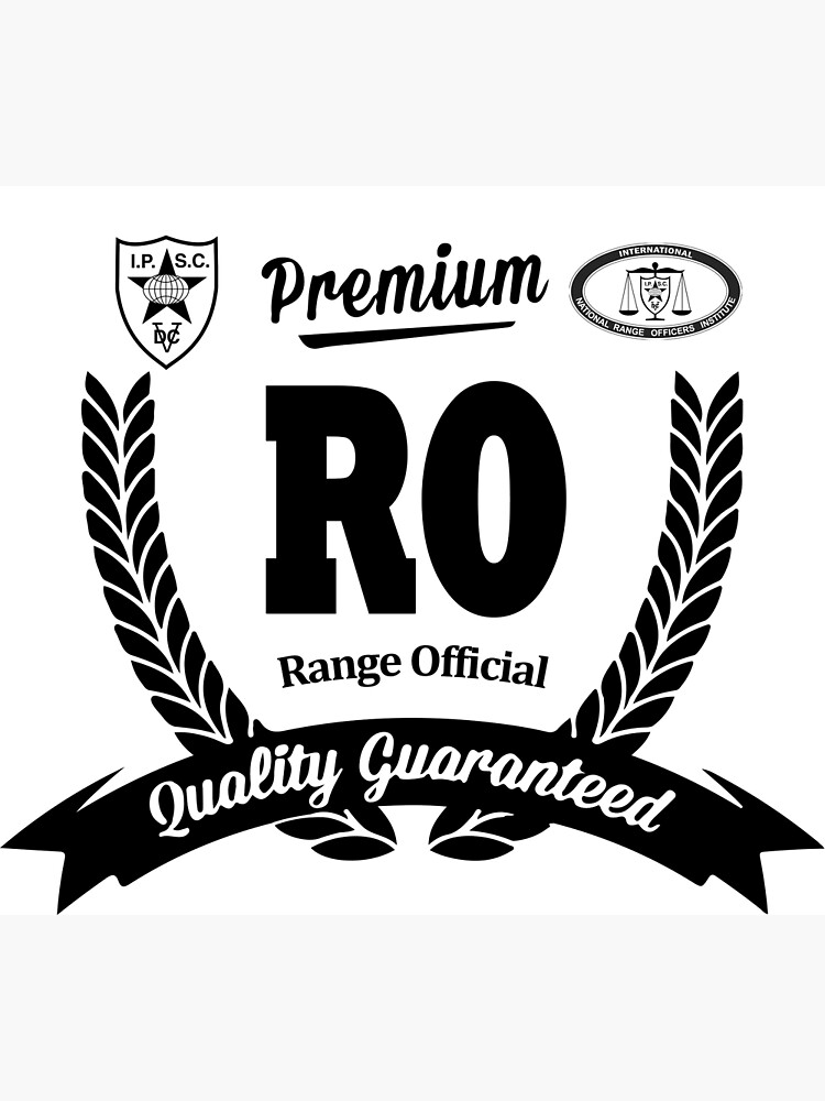 "RO Premium IPSC Range Officer logo" Photographic Print by 9un5 | Redbubble