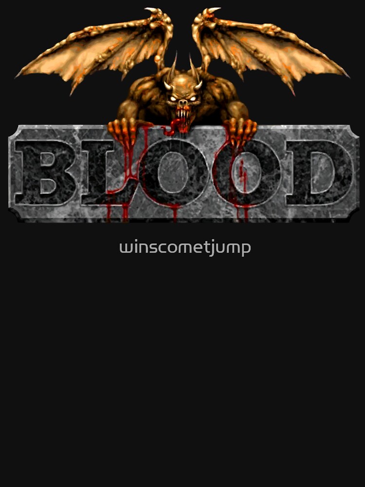 "Blood (Logo)" Essential T-Shirt for Sale by winscometjump | Redbubble