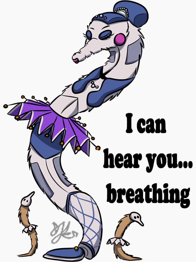 "Five Nights at Freddy_s Ballora Worm on a String " Sticker for Sale by ...