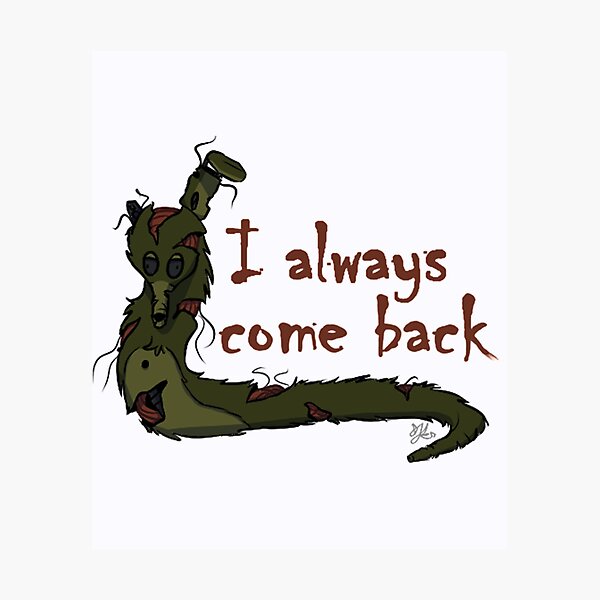 "Five Nights at Freddy_s Afton Worm on a String " Photographic Print by ...