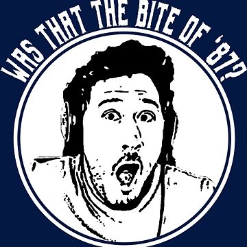 "Bite of 87" Apron for Sale by Hubertwhite | Redbubble