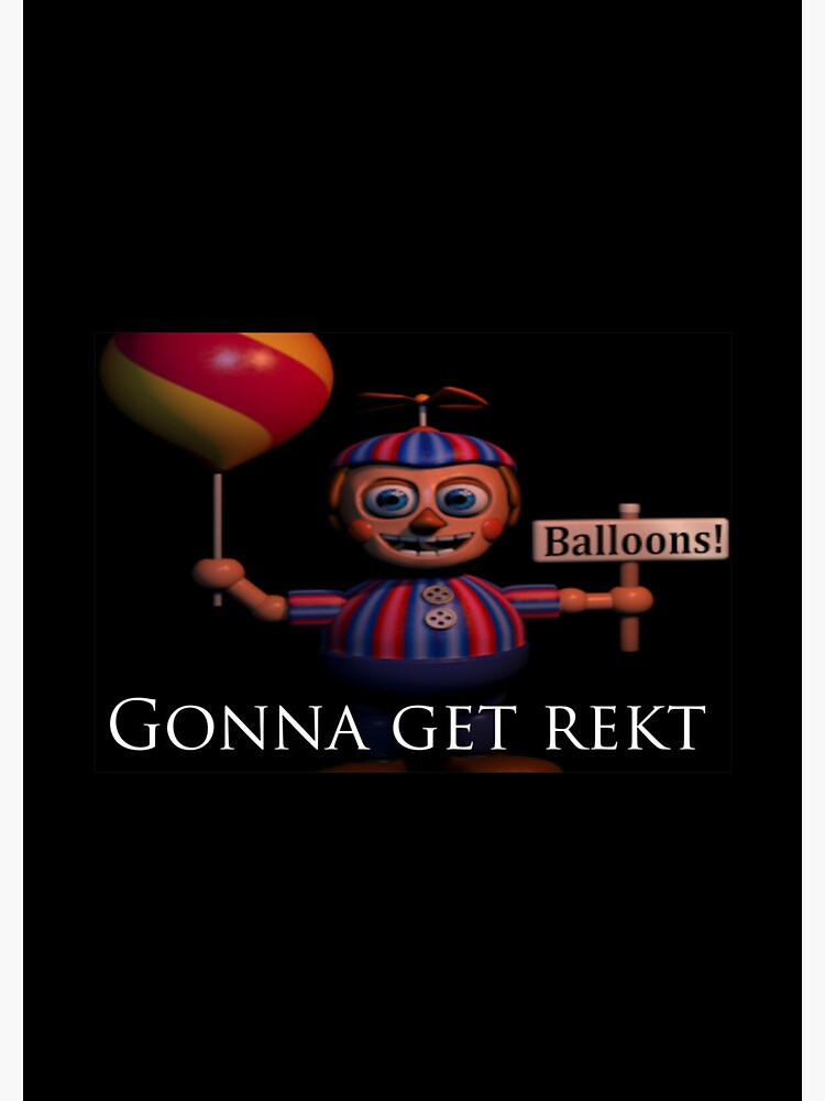 "Five Nights at Freddy_s 2 Balloon Boy (Meme) " Spiral Notebook by ...