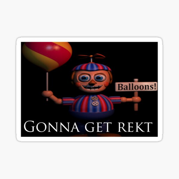 "Five Nights at Freddy_s 2 Balloon Boy (Meme) " Sticker for Sale by ...