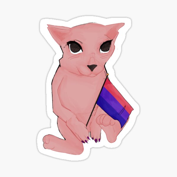 "Bingus bisexual " Sticker by Averysartz | Redbubble