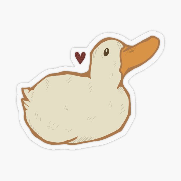 Hand Drawn Duck Sticker Transparent Png Free Image By , 51% OFF