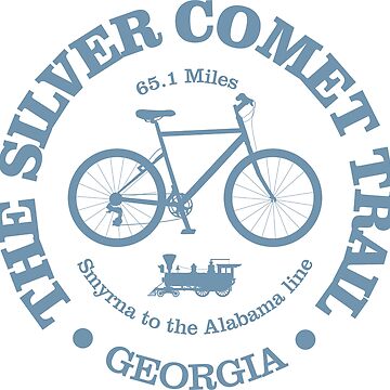 "Silver Comet Trail (cycling)" Sticker for Sale by curranmorgan | Redbubble