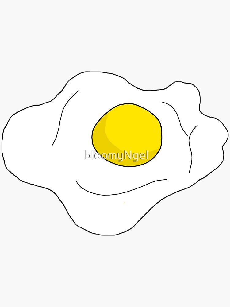 "Sunny side-up" Sticker for Sale by bloomyNgel | Redbubble
