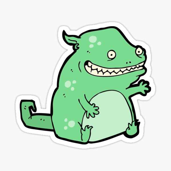 "Awkward Aliens #27" Sticker by FeelsByV | Redbubble