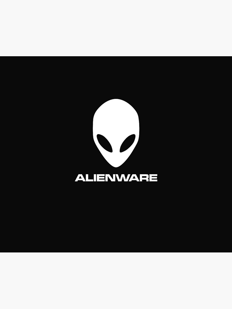 "Alienware Dell Gaming logo White Essential T-Shirt" Mouse Pad for Sale ...