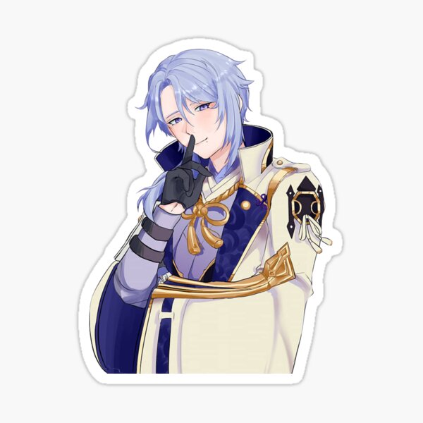 "kamisato ayato " Sticker for Sale by Moncef-20 | Redbubble