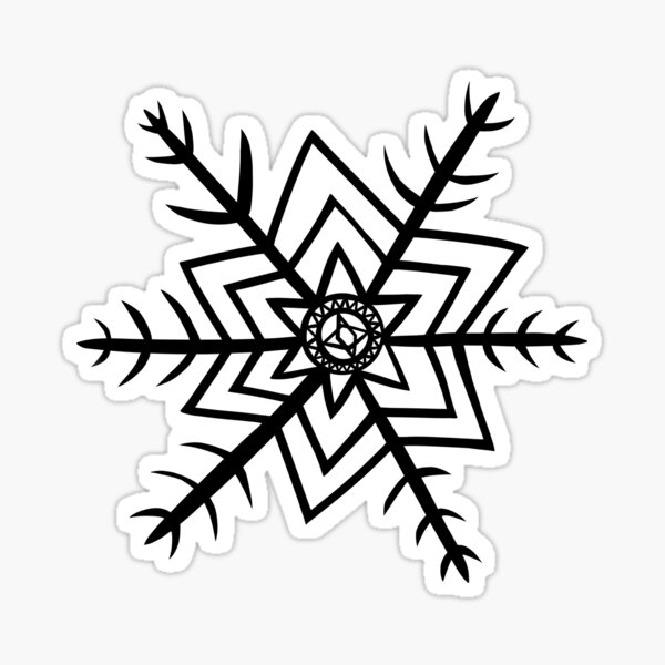 "Snowflake" Sticker by katiecassidy94 | Redbubble