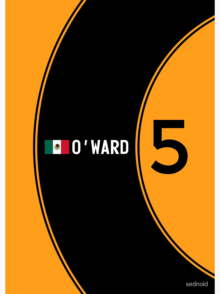 "IndyCar 2022 - #5 O'Ward" Sticker for Sale by sednoid | Redbubble