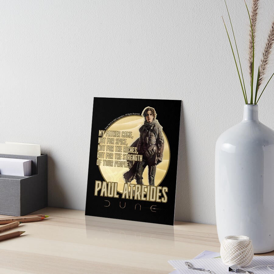 "Paul Atreides Fan Art - Dune Fan Art" Art Board Print by Luhmdesign ...