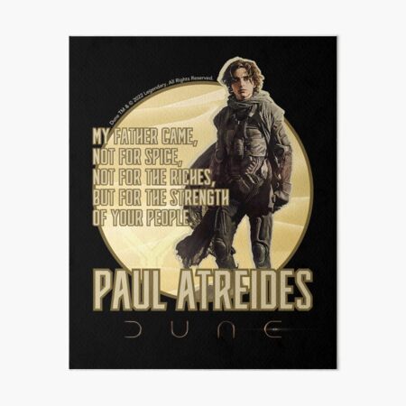 "Paul Atreides Fan Art - Dune Fan Art" Art Board Print by Luhmdesign ...