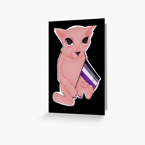 "Bingus Asexual " Greeting Card by Averysartz | Redbubble