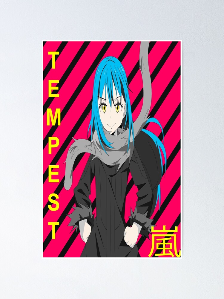 "That time I got reincarnated as a slime- Rimuru Tempest" Poster by ...