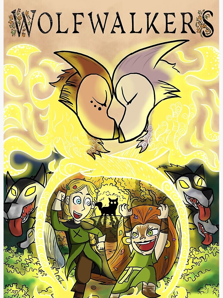 "wolfwalkers poster" Sticker for Sale by ralphwong | Redbubble