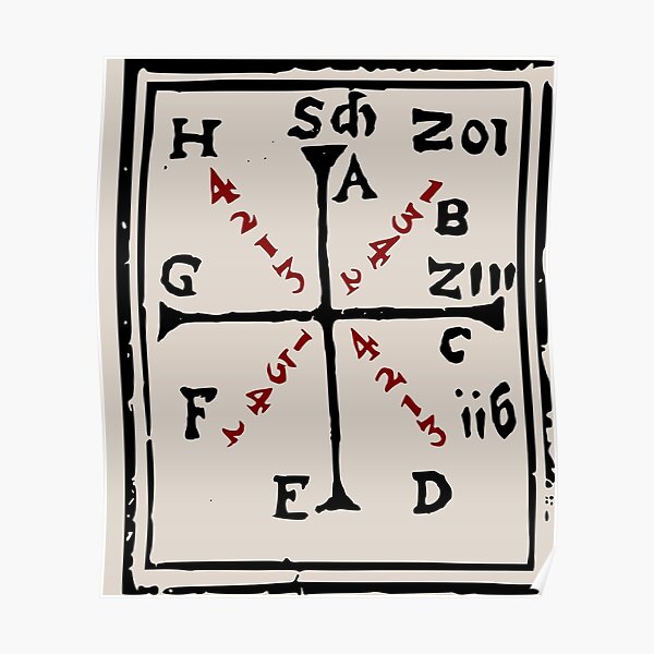 "Meyer's Square and the Four Openings" Poster for Sale by egfg | Redbubble
