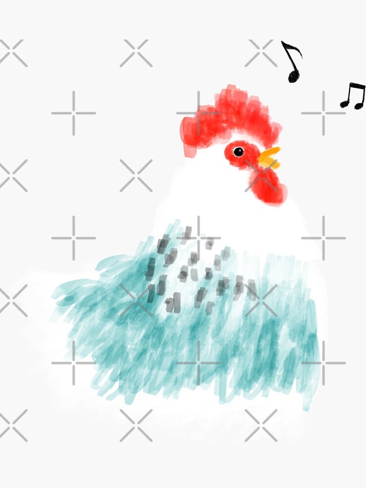 "Chicken cock crowing, Hen alarm clock, Sing a Song Melody Note ...