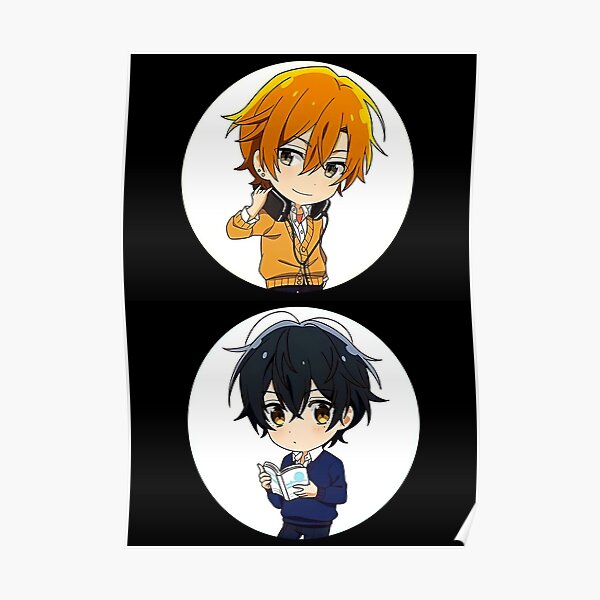 "sasaki and miyano - Chibi" Poster by nikhilmehra0810 | Redbubble