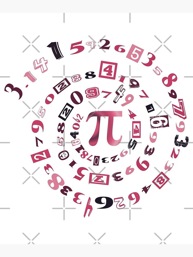 Lienzo «Feliz Día Pi 2022 Dígitos de Pi Espiral Día Internacional de ...
