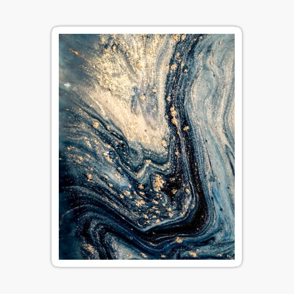 "Blue Marble" Sticker by BelleLaBelle1 | Redbubble