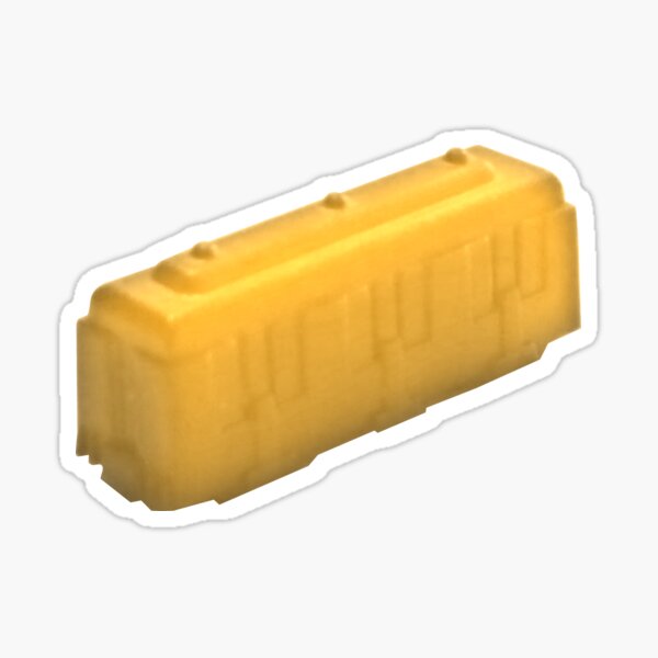 "Yellow Ticket to Ride train" Sticker for Sale by tompanter | Redbubble