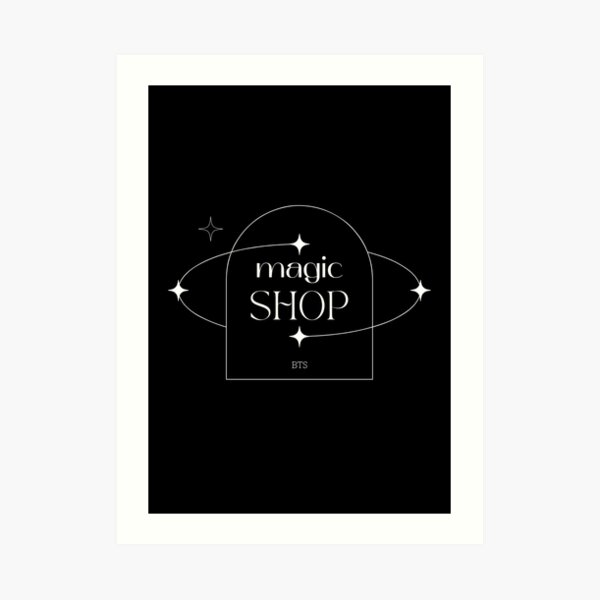 "BTS Magic Shop Army Bangtan" Art Print for Sale by tokki-drawings ...