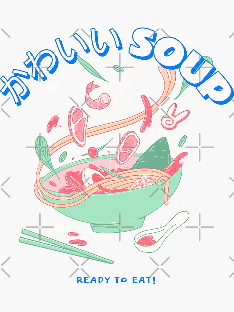 "Maruchan Ramen With Cute Cat And Flowers On The Cap Illustration ...