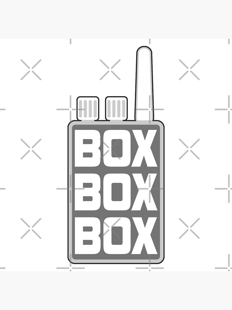 "'Box Box Box' Formula 1 Design" Poster for Sale by davidspeed | Redbubble