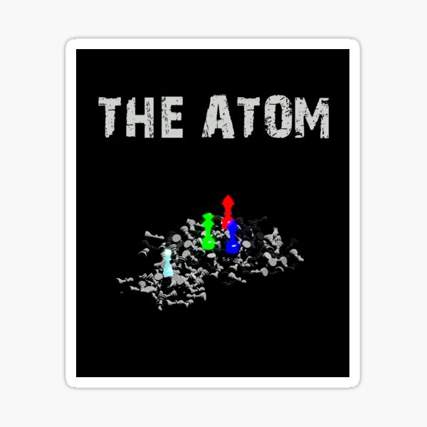 "The Atom" Sticker for Sale by Ultrinik | Redbubble