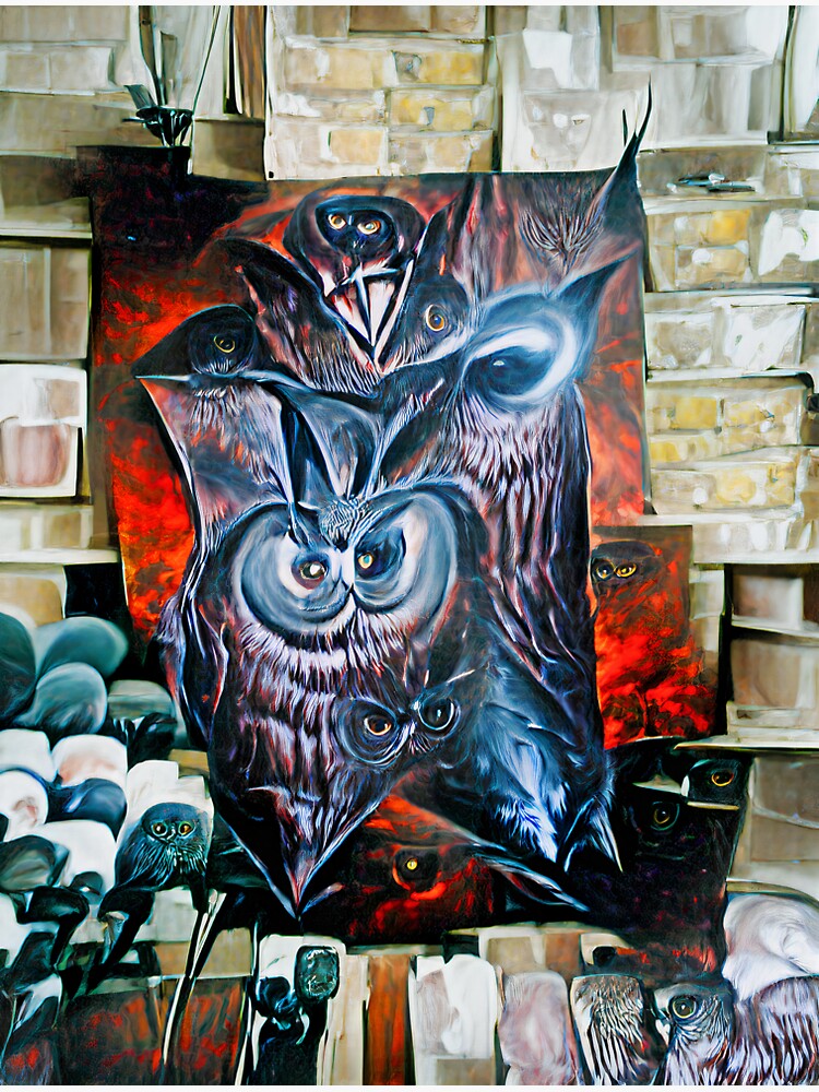 "Dark Wisdom" Sticker for Sale by ai-made-art- | Redbubble