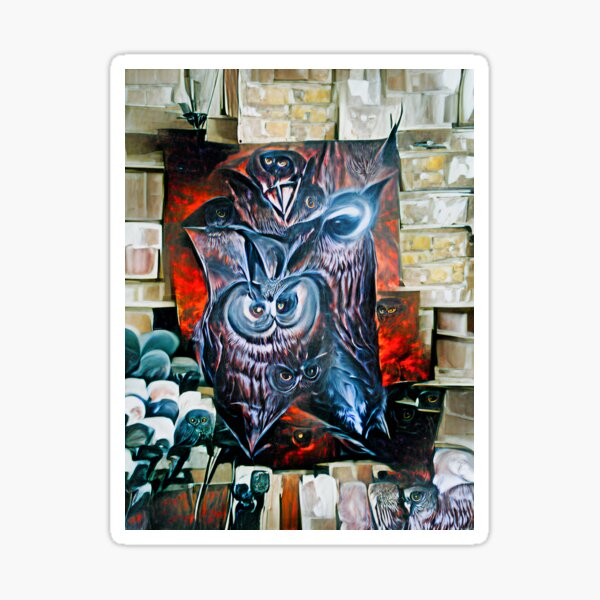 "Dark Wisdom" Sticker for Sale by ai-made-art- | Redbubble