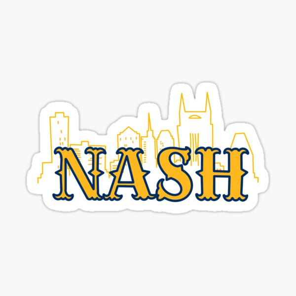 "Nash skyline" Sticker for Sale by hopeflovell | Redbubble